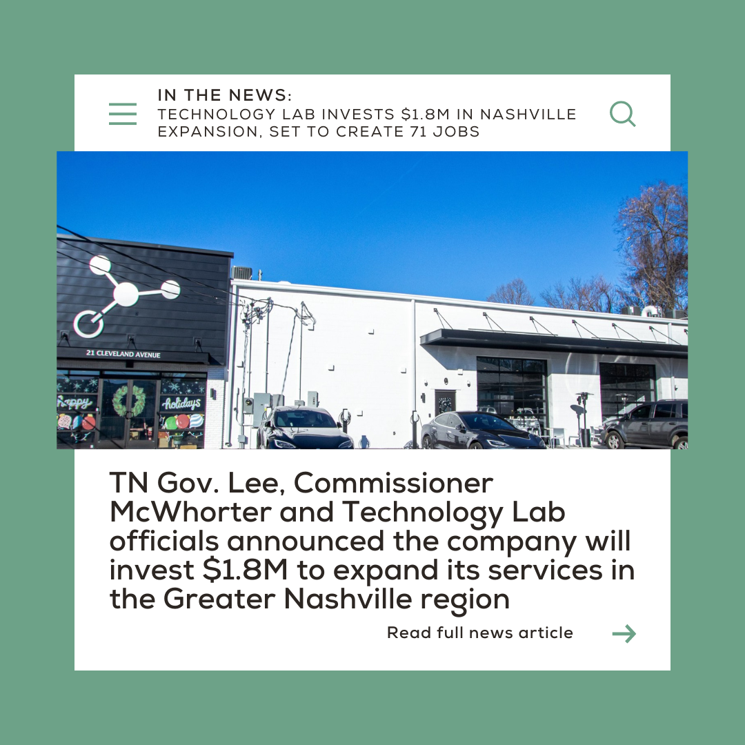 Technology Lab Invests $1.8 Million in Nashville Expansion, Set to ...